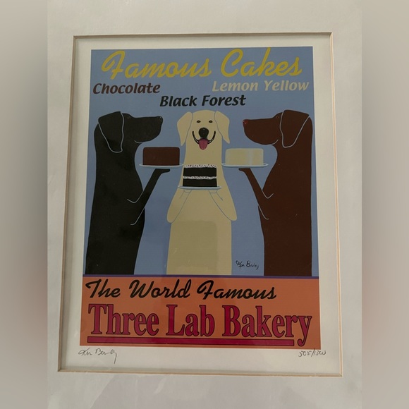 Ken Bailey | Art | Limited Edition Ken Bailey Signed Print Three Lab ...